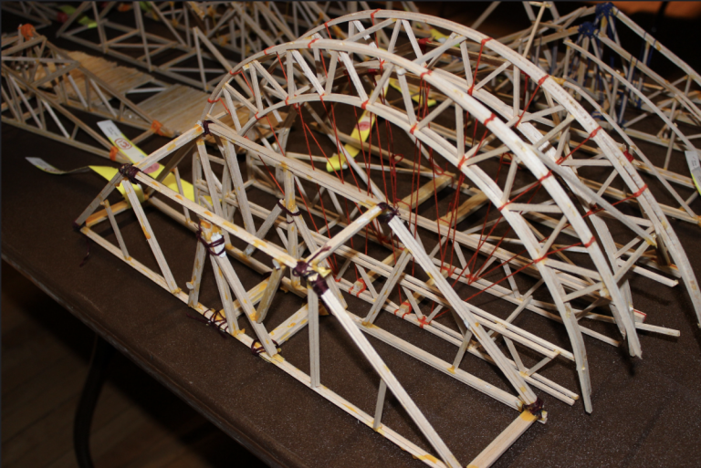 Students gathered Wednesday for 20th Annual Bridge Building Competition ...