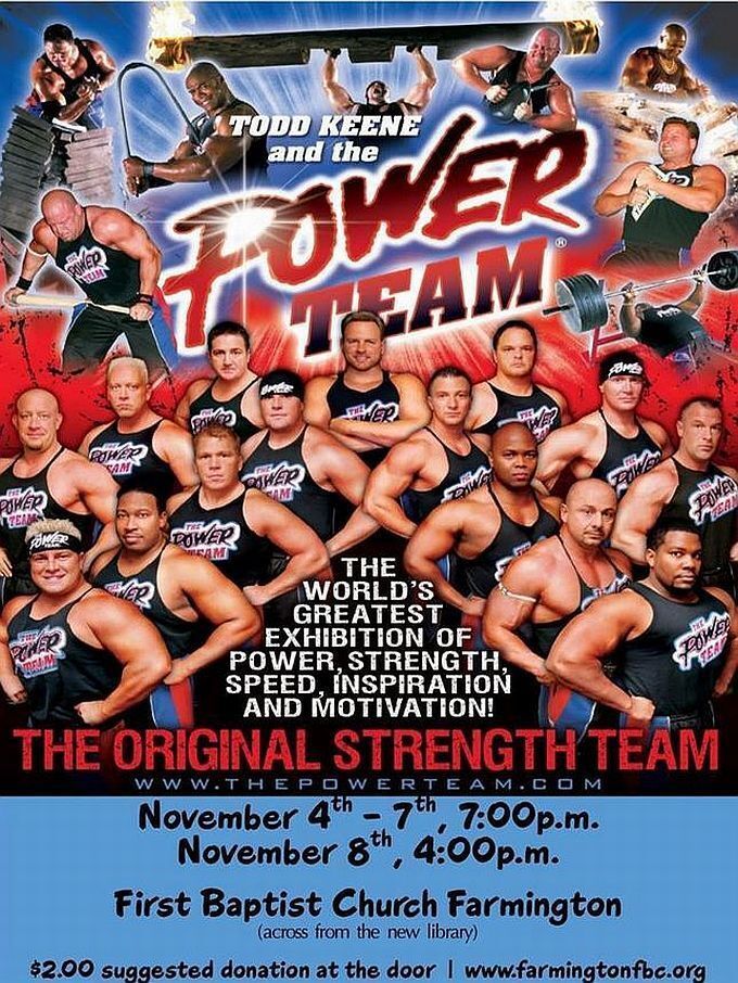 The Power Team coming to Farmington – Daily Journal Online