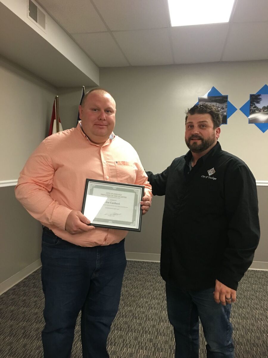 Board recognizes employee of the quarter – Daily Journal Online